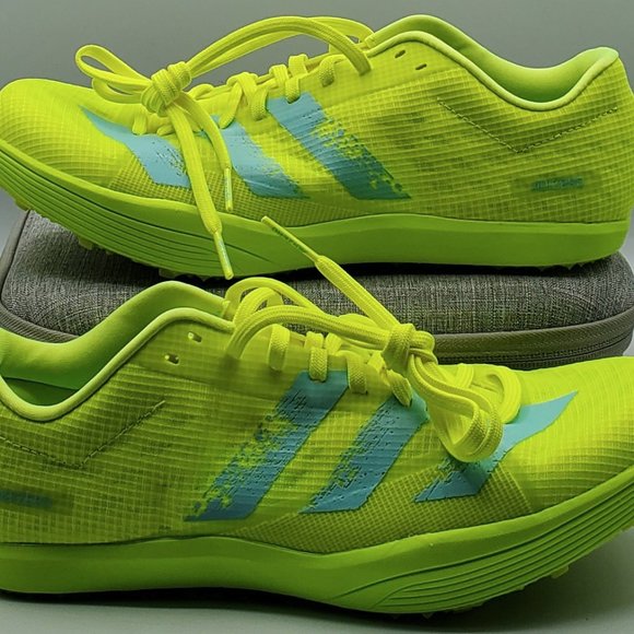 adidas | Shoes | Adidas Adizero Long Jump Track Yellowgreen Volt Mens ...